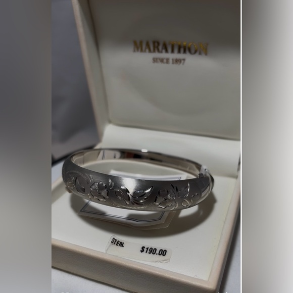 Jewelry | Vintage Marathon Sterling Silver Bracelet | Poshmark
